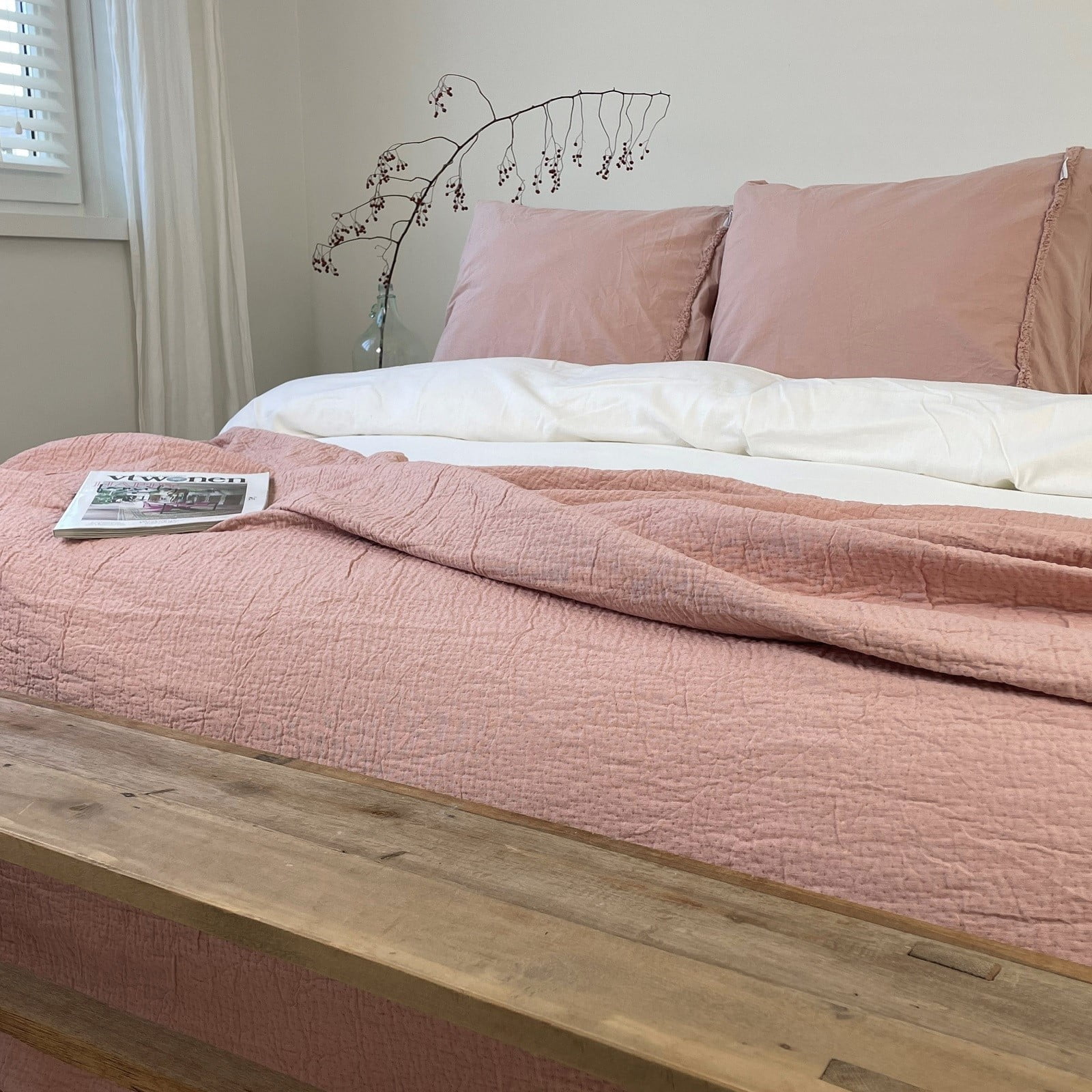 Denver Sprei oudroze - Town & Country